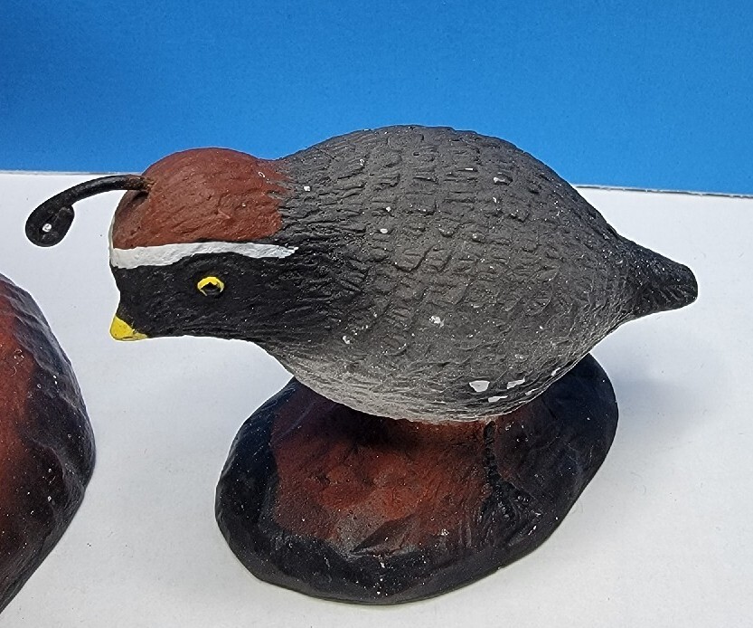 Vintage Quail & Chicks Figurines - 7" | eBay
