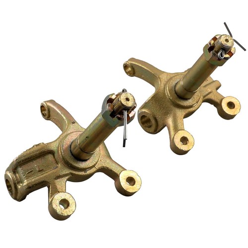 Front Wheel Rim Hubs Steering Knuckle Rotor Brake Caliper Go Kart ATV ...
