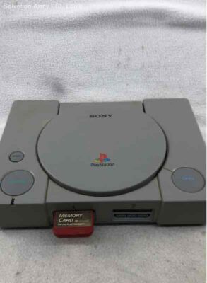 Sony PlayStation 1 SCPH-7501 Gray Video Game Entertainment System Home ...