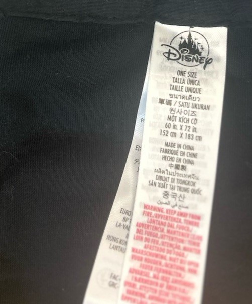 Disney Mickey Mouse GREY & BLACK Standing Icon Throw Blanket-New 60”x72 ...