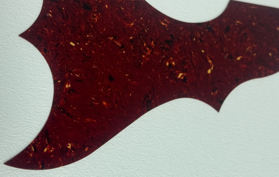 For Yamaha FG-300 Acoustic Guitar Self Adhesive Pickguard,Red Tortoise ...