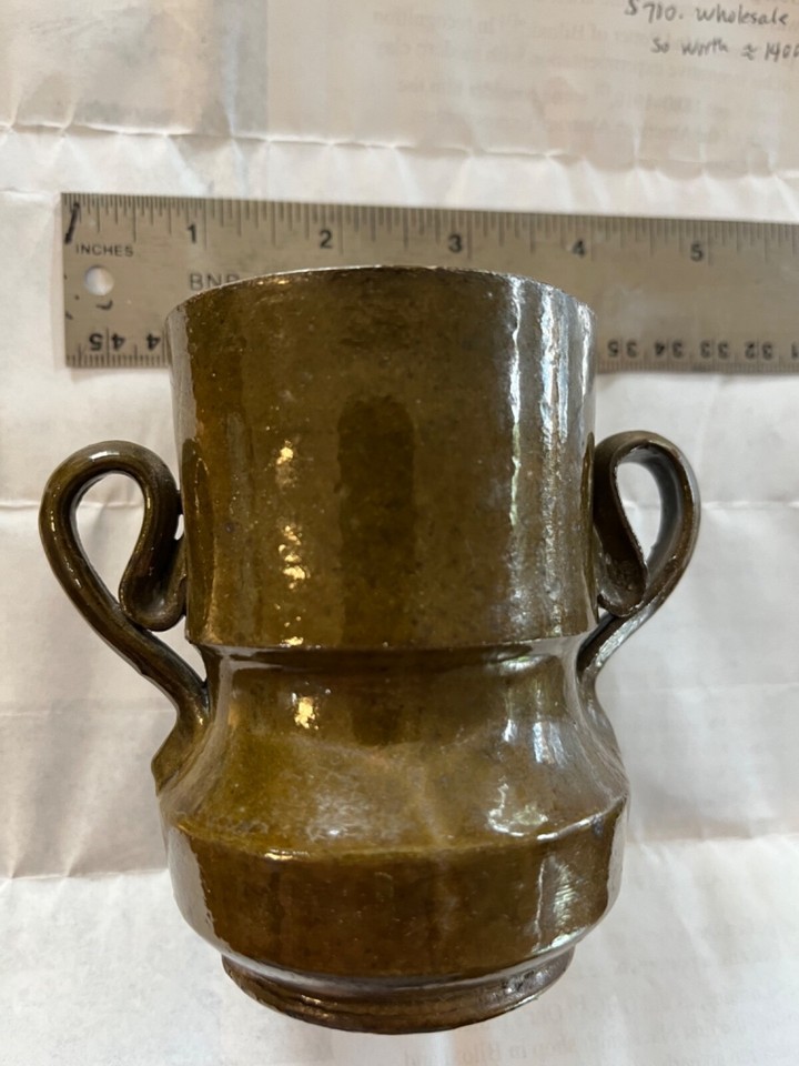 George E Ohr Two Handle Earthenware Vase | eBay