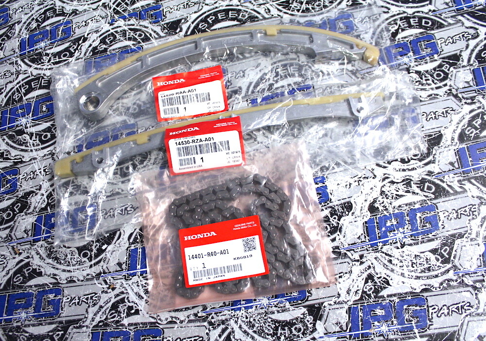 OEM Timing Chain & Guides Set For Honda Acura K24 K24A K24A1 K24A2 ...