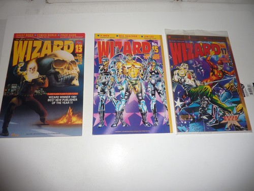 WIZARD Magazine The Guide to Comics 3 Issue Lot 1992 #13 15 17 W ...