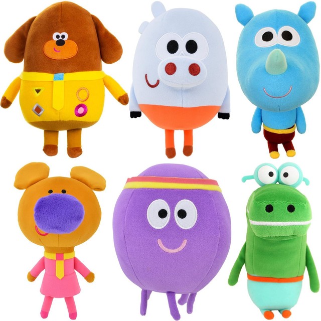 Hey Duggee 7” Betty The Octopus Talking Squirrel Purple Soft Plush Toy ...