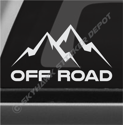 Off Road Mountain Sticker Vinyl Decal 4x4 Rock Crawler Truck SUV | eBay