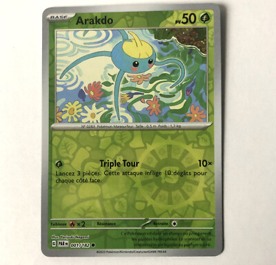 Pokemon - Arakdo Reverse - Faille Paradoxe - 001/182 | eBay