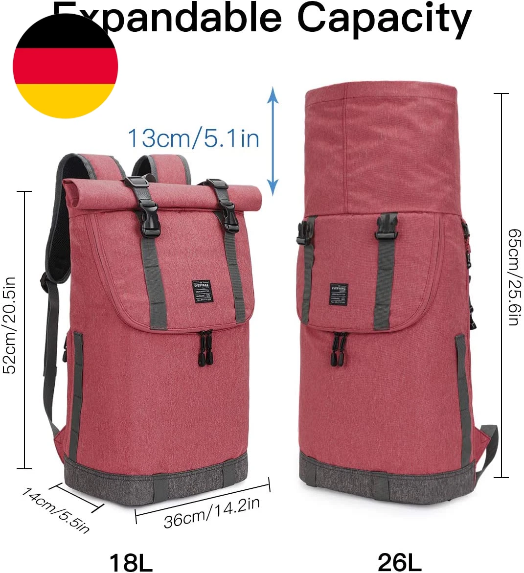 Beruhigungsmittel Akzeptiert Üppig evervanz laptop rucksack Verteilung ...