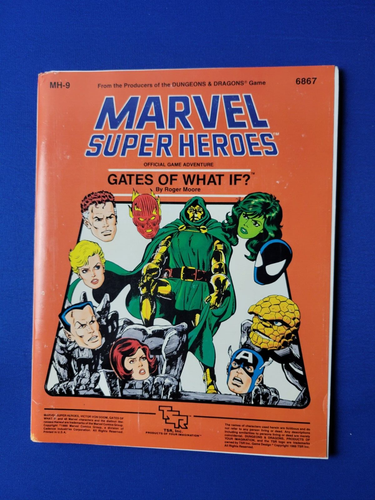 Gates of What If? with Map - TSR Marvel Super Heroes Role Playing 6867 ...