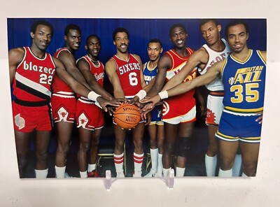 Michael Jordan Rookie 4x6 Photo Slam Dunk Contest - Irving - Wilkins | eBay