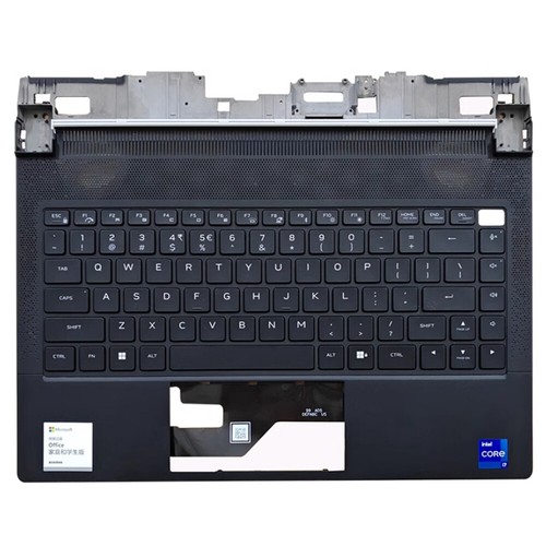 For DELL Alienware X14 R1 Laptop Keyboard Palmrest Upper Case Black ...