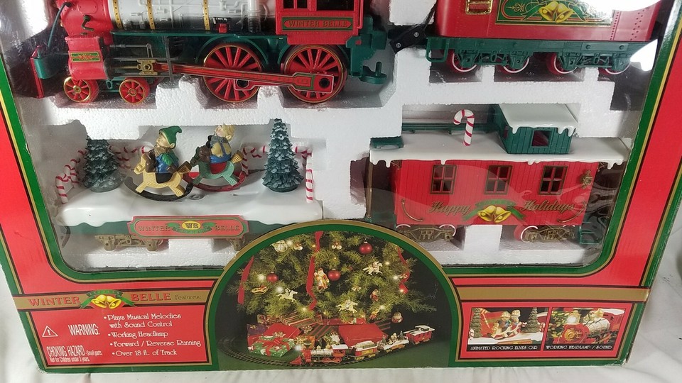 Winter Express Belle Train Set Christmas Train Animated Musical SEE ...