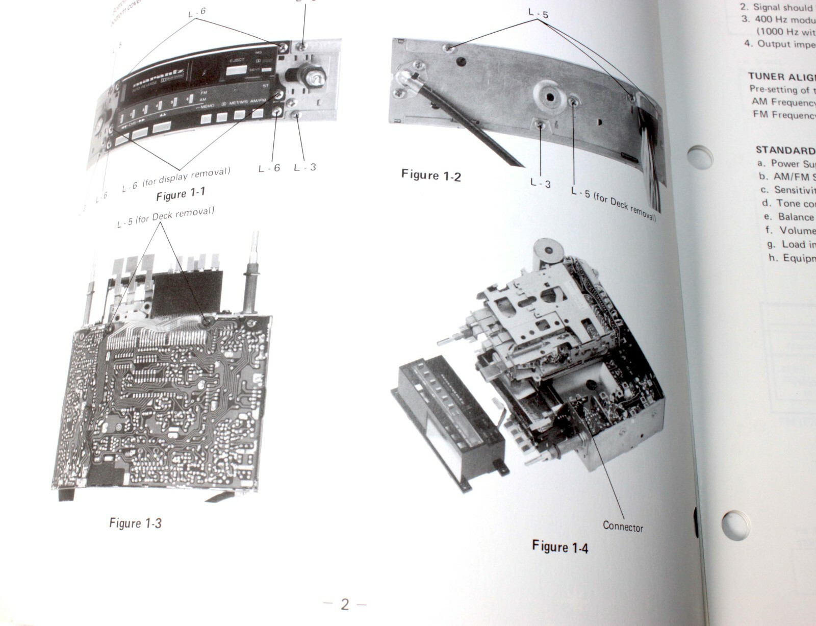 Marantz car-360 service manual original repair book stereo car radio ...