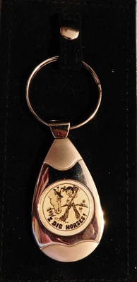 NEW bjb cartoon I DIG HORSES Swivel Key Chain Key Tab | eBay