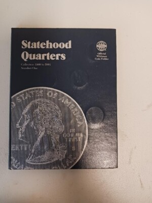 Statehood Quarters Collection 1999 to 2001 Official Whitman Coin Folder ...