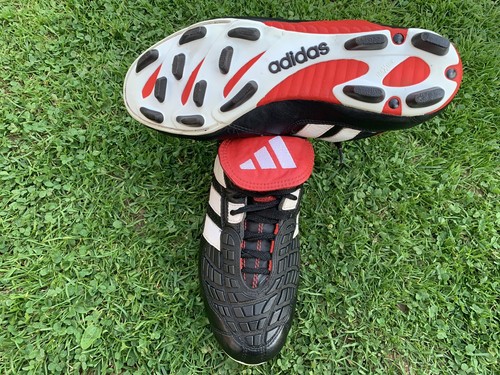 Adidas Predator Rapier FG, UK 8.5, Black/Red/White, VGC (1998) | eBay