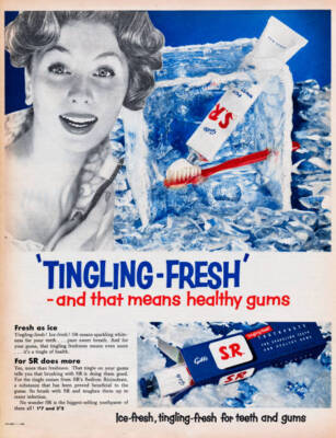 Advertisement For Sr Toothpaste 1950s era Photo 2 | eBay