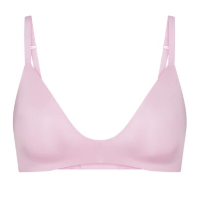 44H (5D) SKIMS Wireless Form T Shirt Demi Bra Baby Pink (BR-WRL-1889 ...