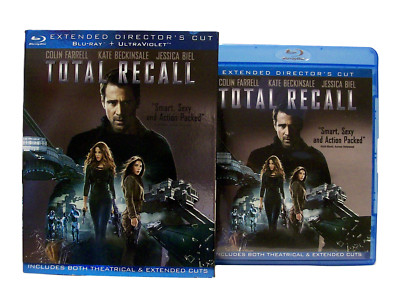 "TOTAL RECALL (2012)" Extended Director's Cut 2-Disc Blu-ray (2012 ...