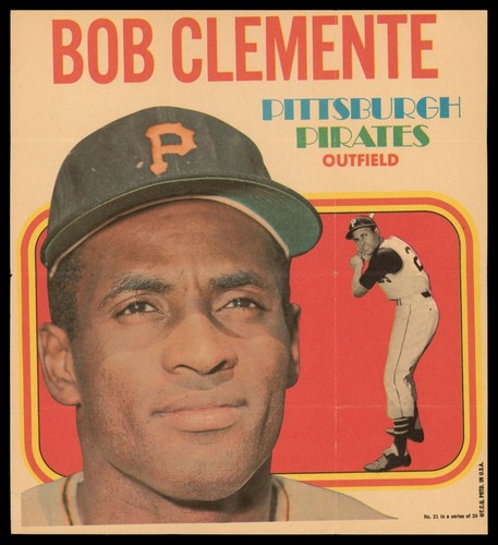 1970 Topps Posters Inserts Set-Break # 21 Roberto Clemente *GMCARDS* | eBay