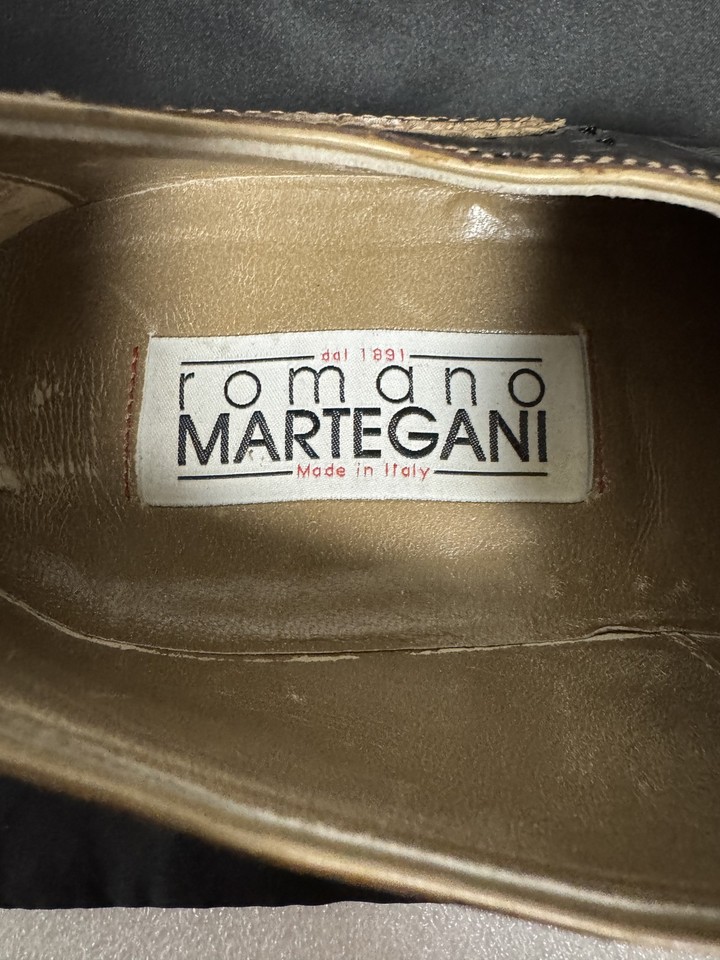 Romano Martegani Shoes Mens Size 8.5 Alligator Ostrich Monk Strap ...