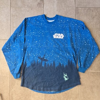 Star Wars Endor Spirit Jersey Sz S Blue Long Sleeve Disney Shirt ...