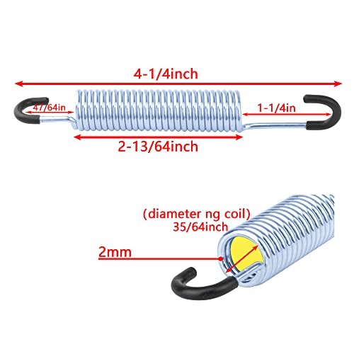 4-1/4inch (2Pcs) Replacement Recliner Sofa Chair Mechanism Tension ...