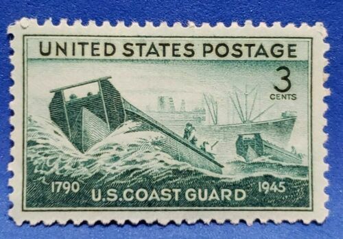1945 US Coast Guard Single 3c Postage Stamp - MNH, OG - Sc# 936 | eBay