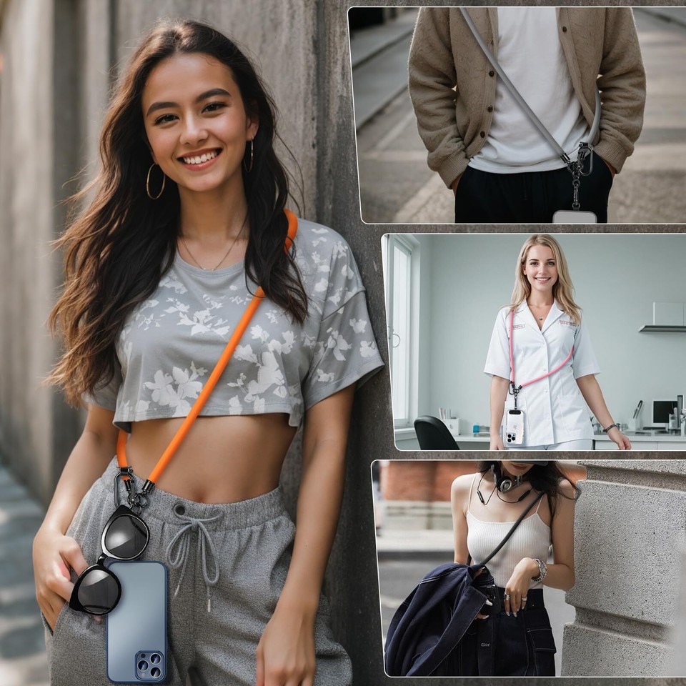 New Universal Cell Phone Carrying Lanyard Leash Lanyard Crossbody Neck ...