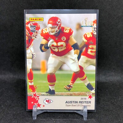 Austin Reiter Rookie Card RC -2019 Super Bowl Champions Panini Instant ...