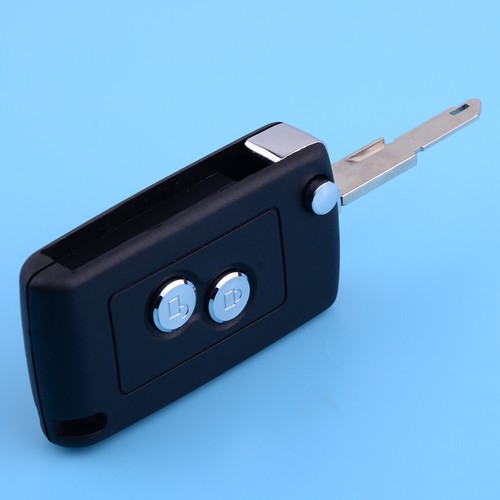 2-Button Folding Remote Key Flip FOB Shell Case pour Peugeot 106 205 ...