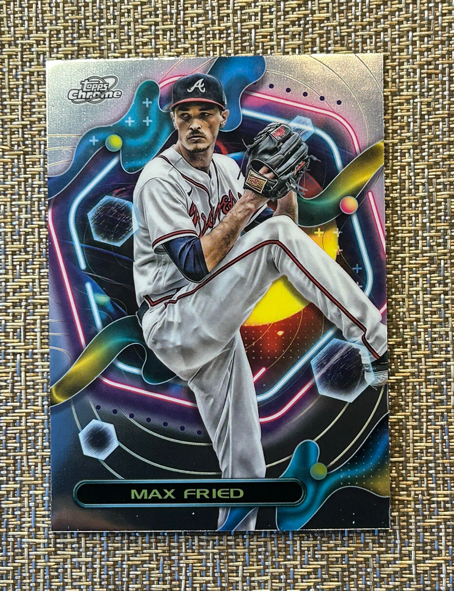 2023 Topps Max Fried Chrome Cosmic Base Card #46 Atlanta Braves | eBay