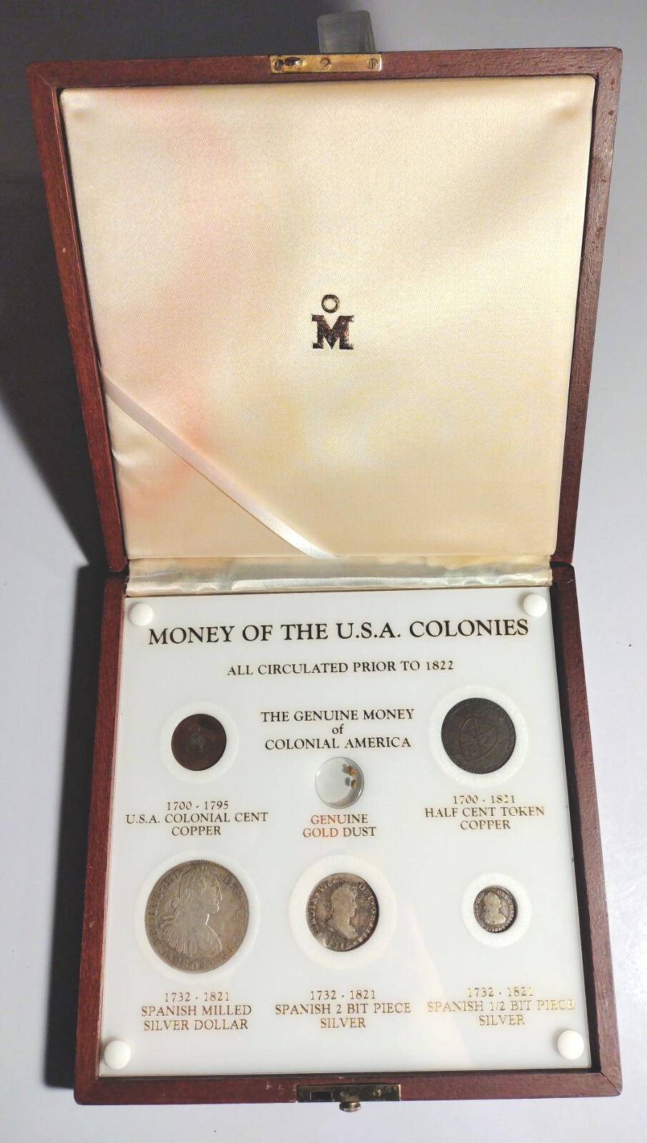 Money Of The USA Colonies Circulated Prior 1822 Genuine Colonial Coins ...