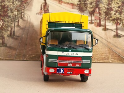 Diecast metal 1:43 DeAgostini RABA/MAN BUSSING TRUCK HUNGAROCAMION mint ...