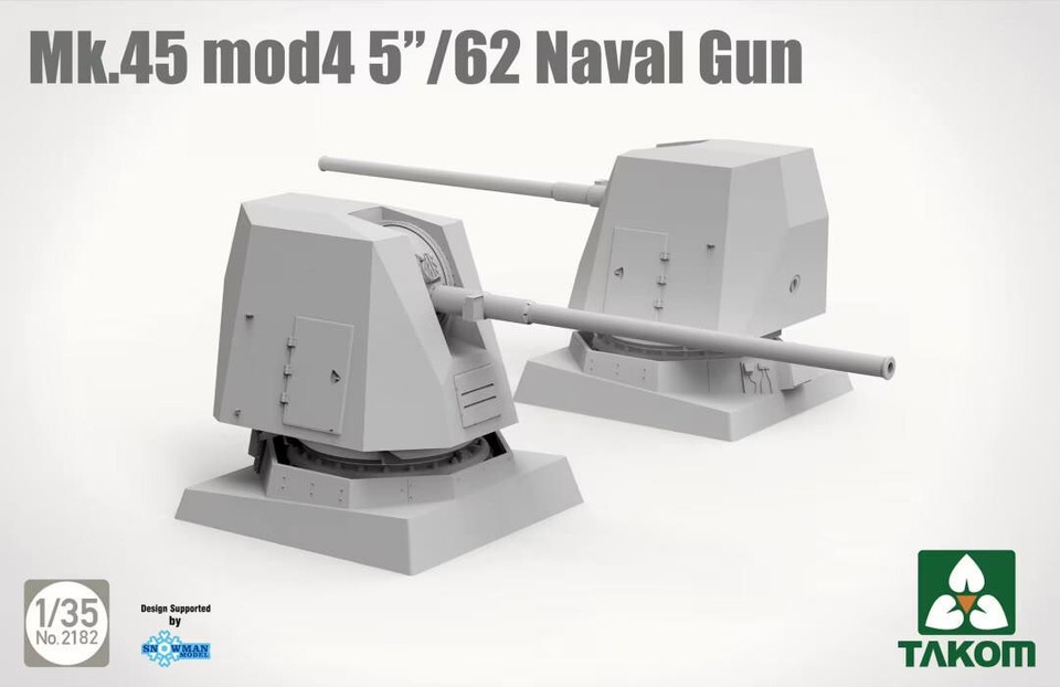 1/35 Takom Mk.45 mod 4 5/62 Naval Gun Plastic Model Kit | eBay