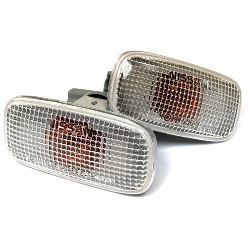 JDM Nissan 99-02 Skyline GT-R GTR R34 Front Fender Clear Side Markers ...