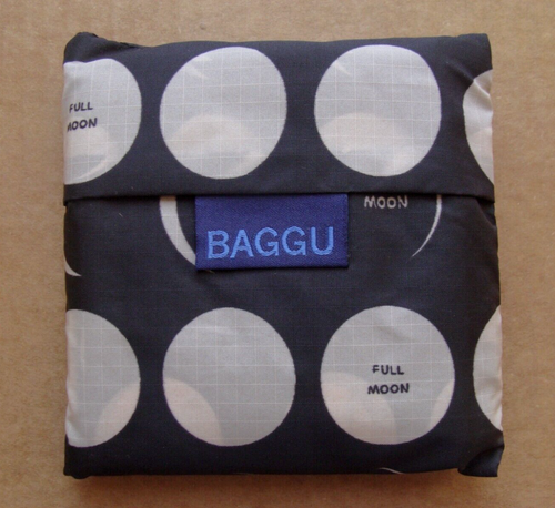 BAGGU Moon Phases celestial reusable black shopping bag - NEW without tags | eBay