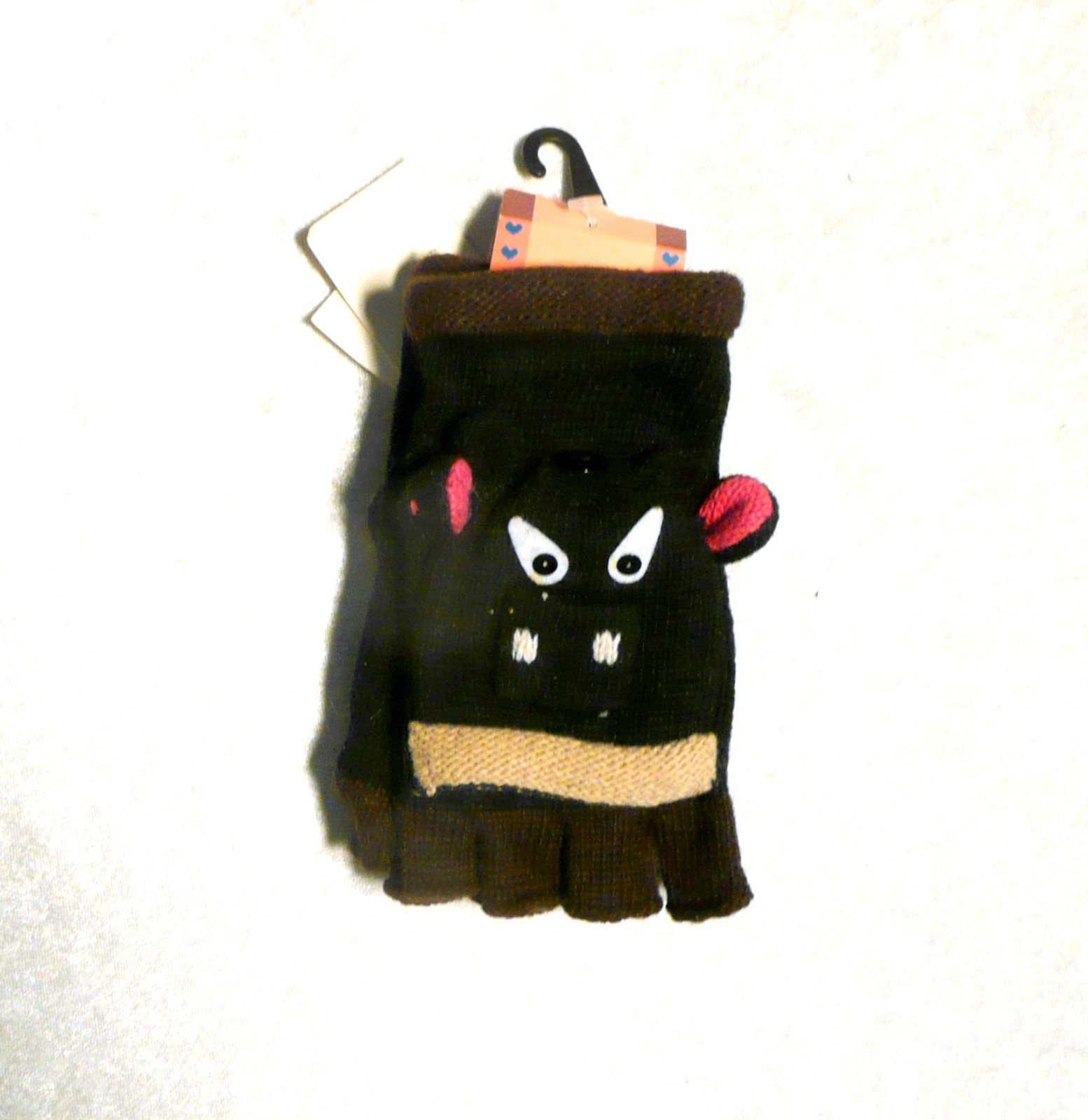 Cute Ladies Children Animal Head Mittens Gloves Winter Warm Boy/Girls ...