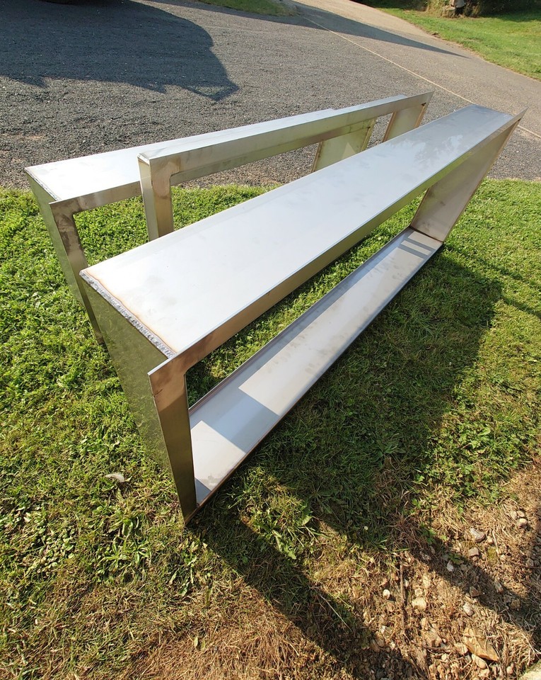 Bespoke Stainless Steel Koi Pond Custom Made Viewing Window Frame and ...