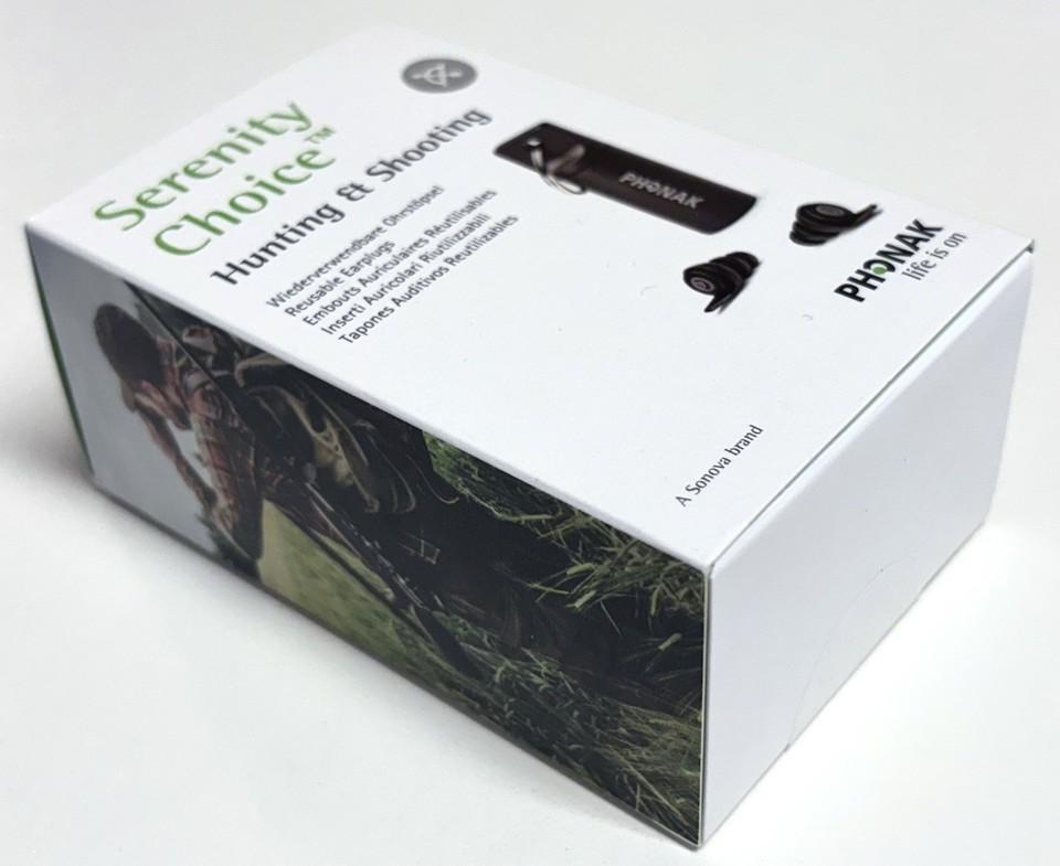 Phonak Serenity Choice Hunting & Shooting Reusable Earplugs Hearing ...