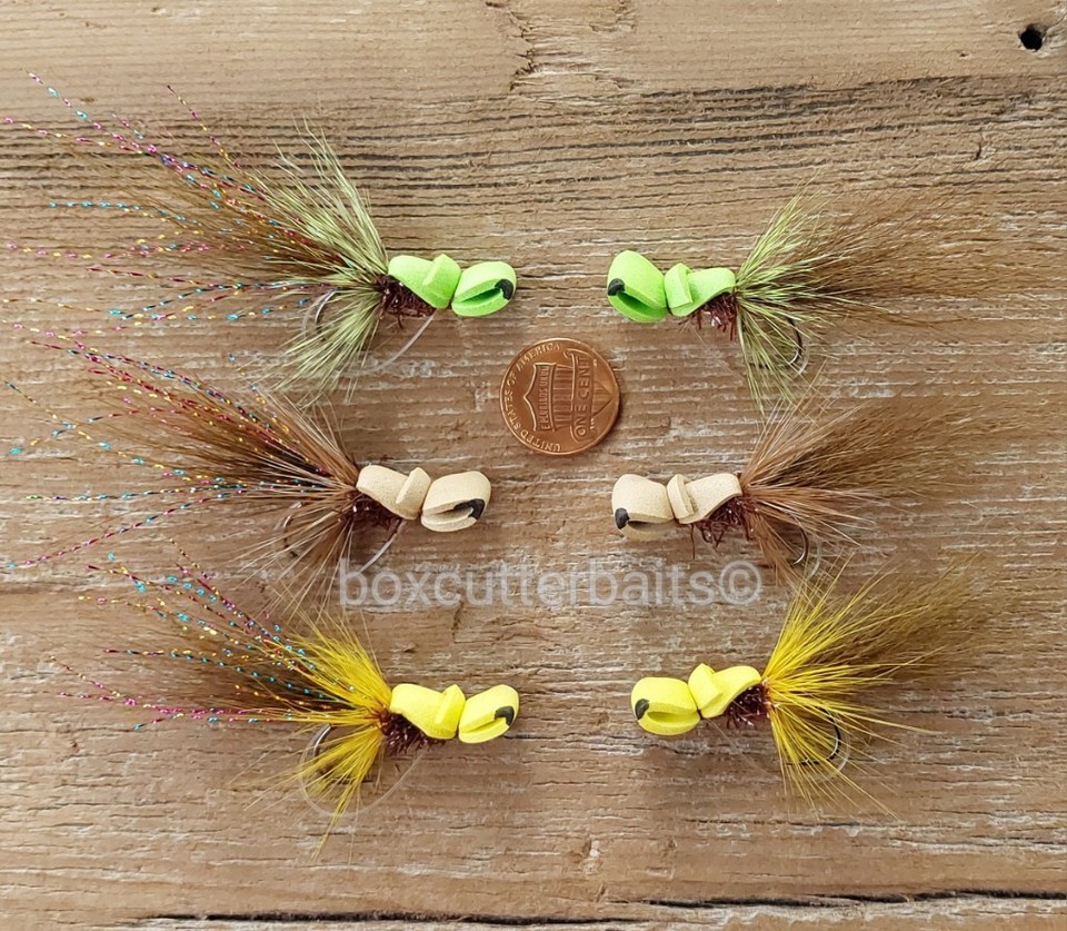 Fly Fishing Flies Bass Bug Popper Gurgler Snook Tarpon Sea Trout with ...