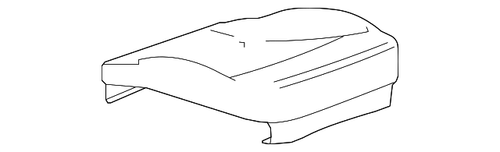 Genuine GM Light Cashmere Passenger Seat Cushion Cover 22818637 | eBay