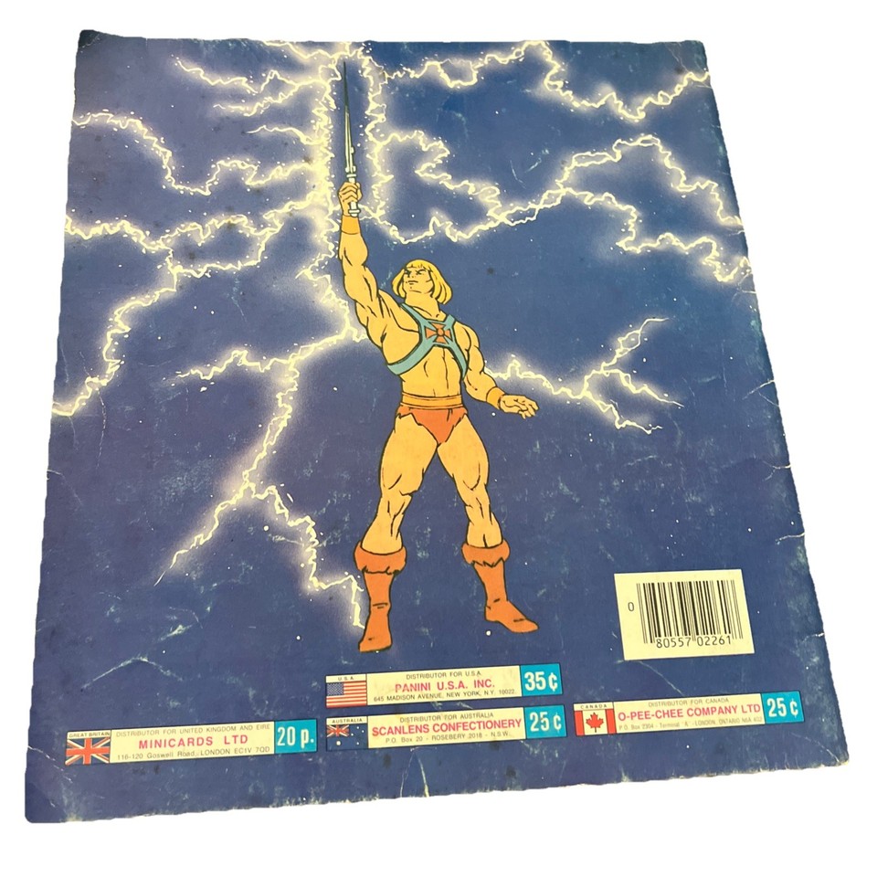 Vintage 1993 He Man Masters of the Universe Sticker Comic Book Panini ...