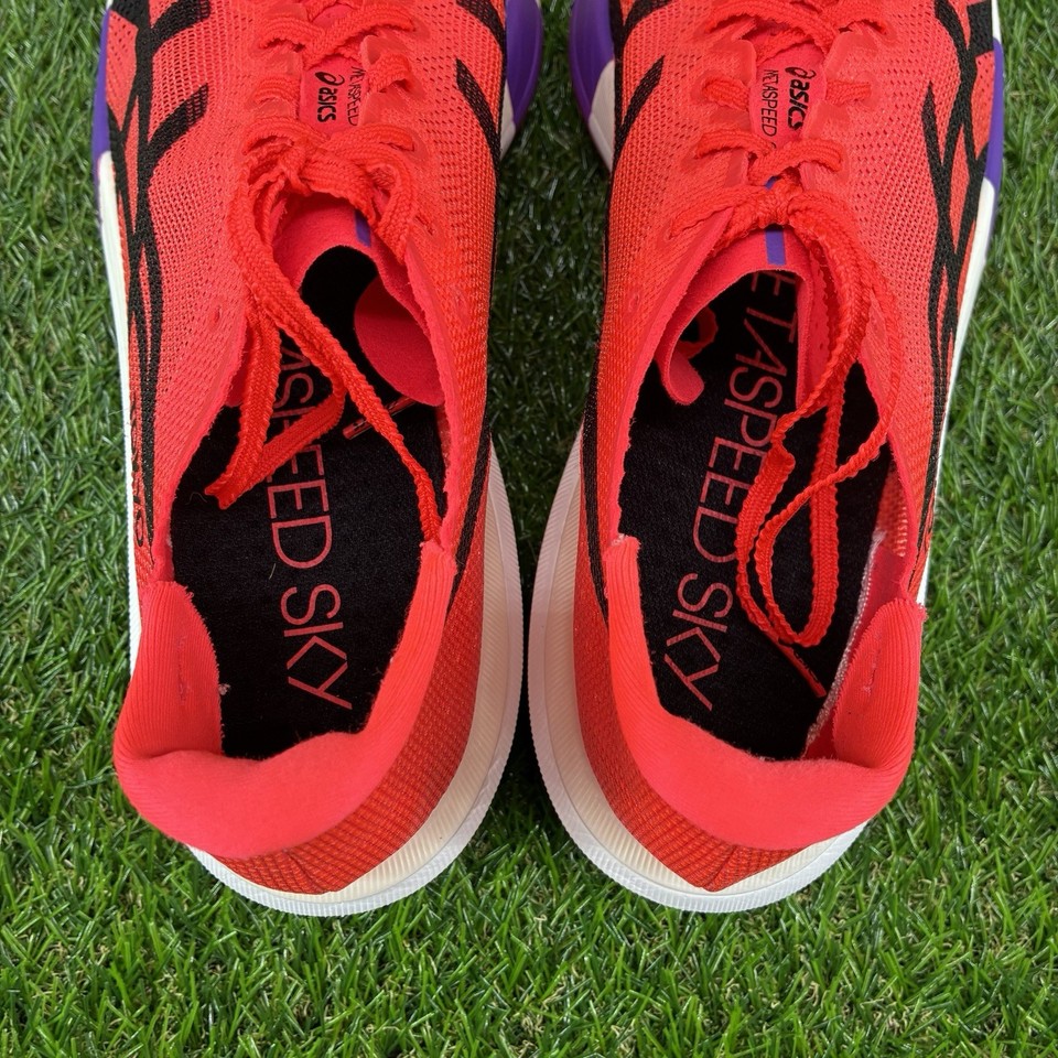 Asics Metaspeed Edge Tokyo Shoes Mens Size 12.5 Running Sneaker Flash Red Black | eBay