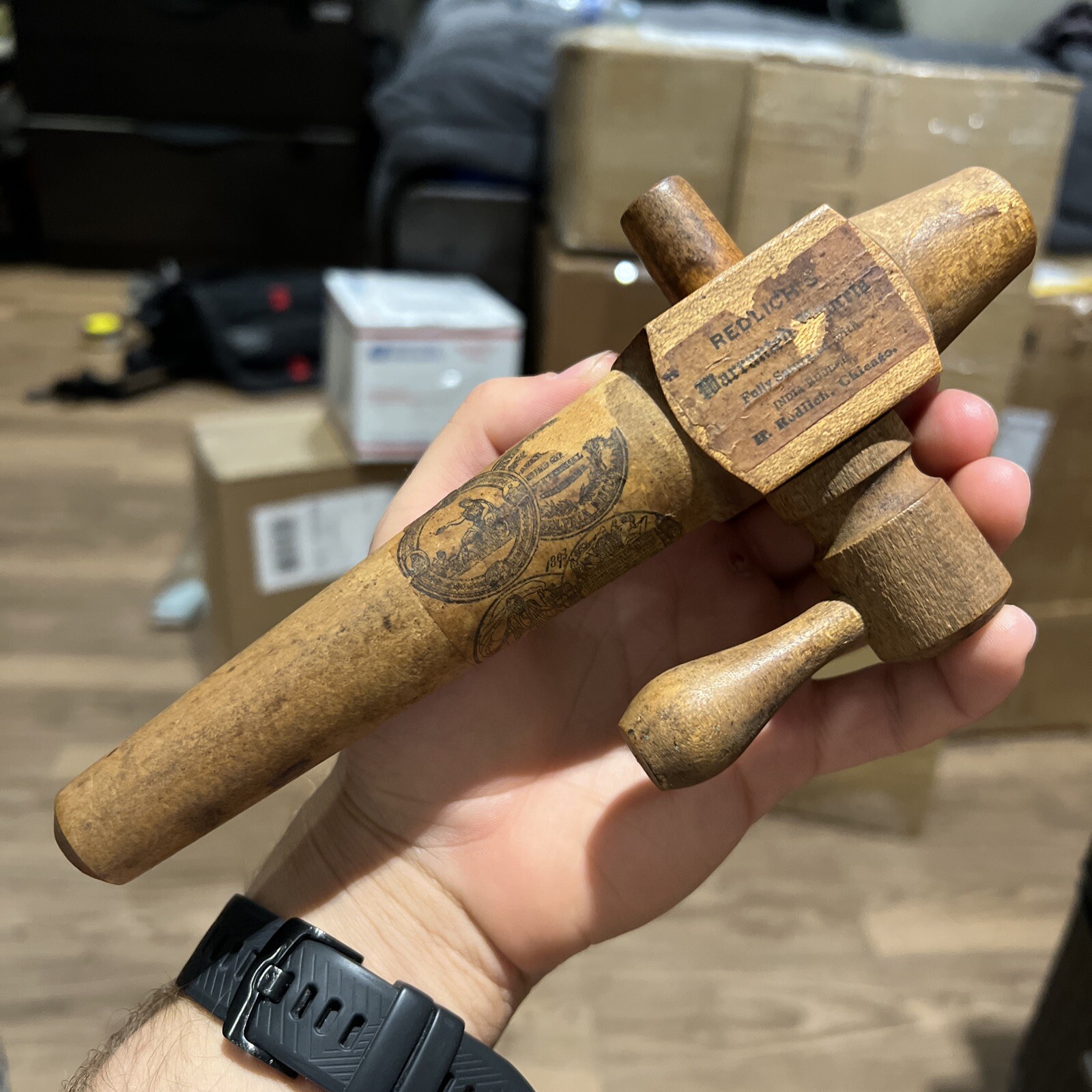 Antique 1893 Columbian Exposition Wood Barrel Tap Beer Keg Key Redlich ...