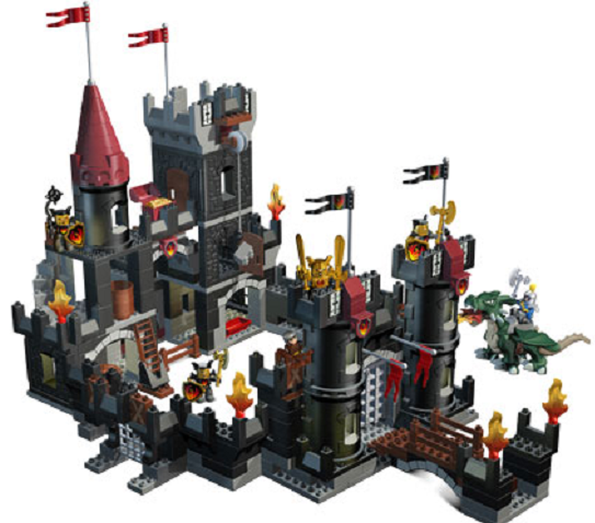 Lego Duplo Ritterburg 4785 Burg Black Castle Festung Schloss Turm ...