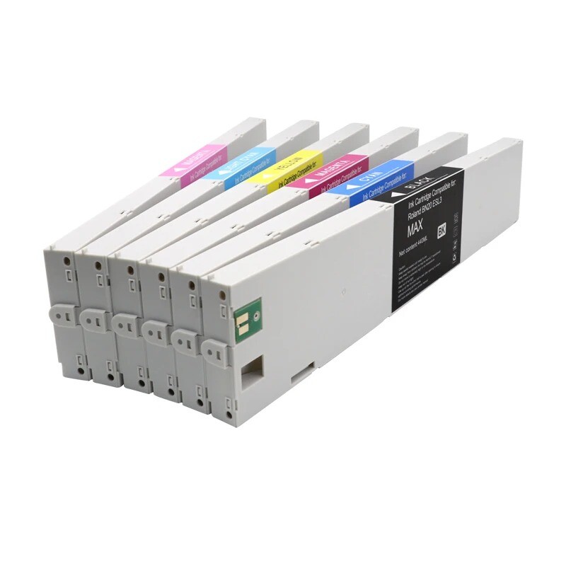 6PC ESL4 ECO-SOL MAX2 Replacement Ink Cartridge For Roland XR-640 XF ...