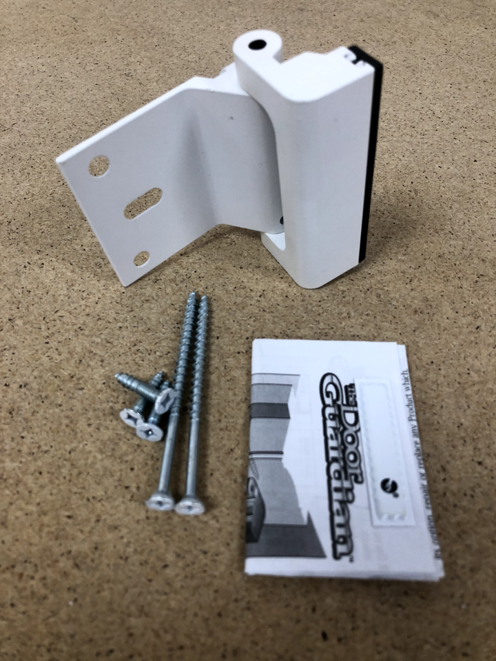 Confounding Keyless Door Lock: White - Door Guardian - Discreet for ...