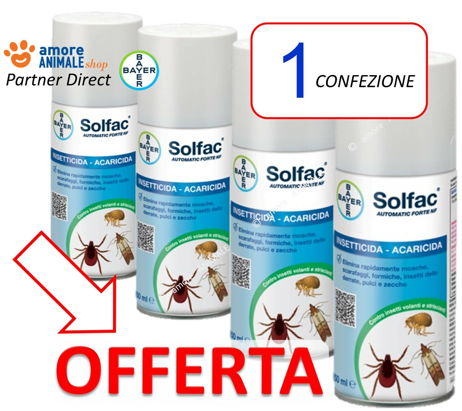Bayer SOLFAC Automatic Forte → 1 / 2 / 3 / 6 / 15 confezioni ...