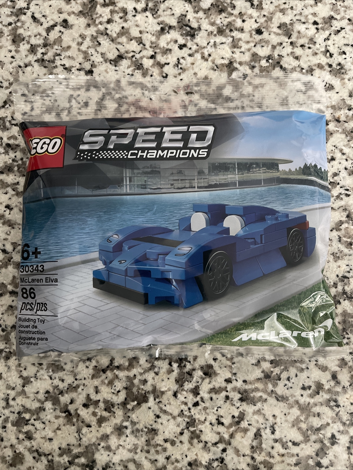 LEGO 30343 Speed Champions Mclaren Elva Poly Bag (86 Pieces) - NEW ...